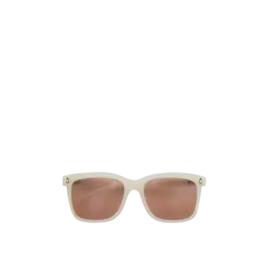 Moncler Valaire Rectangular Sunglasses - White