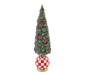 MACKENZIE-CHILDS Illuminated Large Bottle Brush Tree - One-color