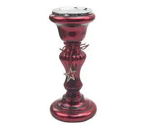 YOUNG'S INC. Young's Glass Pillar Candle Holder