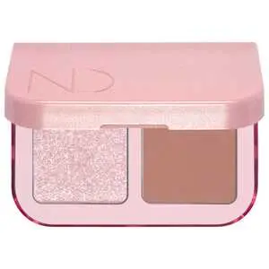 NATASHA DENONA Essential Eyeshadow Duo - Mia (sparkling Wet Effect Icy Pink)/transition (matte Light-medium Nude)