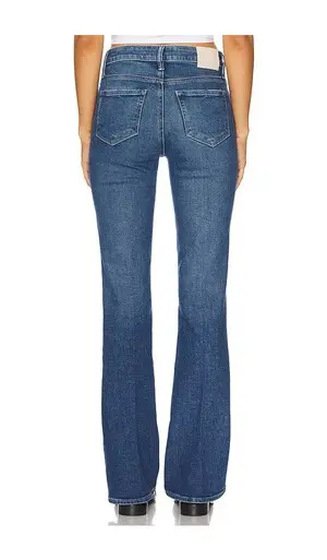 Paige High Rise Laurel Canyon Bootcut Jeans - Hackney