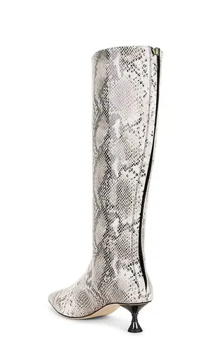Studio Amelia Palmela Snake Embossed Leather Boots