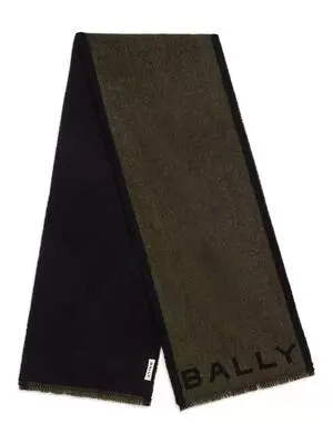 Bally Logo Scarf - Green
