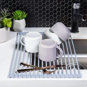 BETTER HOUSEWARE Over The Sink Roll Up Drying Rack