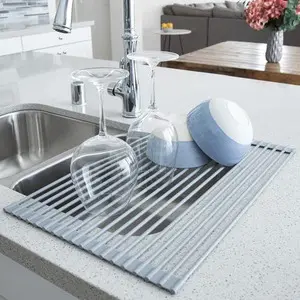 BETTER HOUSEWARE Over The Sink Roll Up Drying Rack