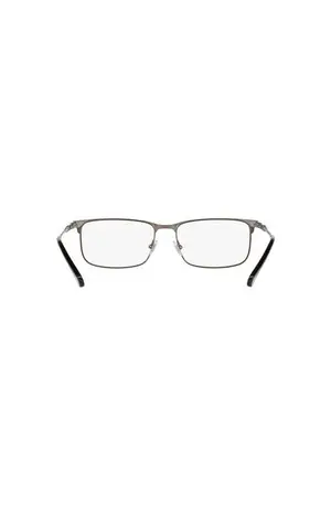 Brooks Brothers Rectangle Full Rim Metal Eyeglasses - Grey