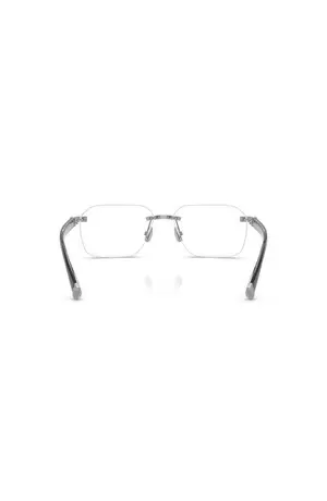 Brunello Cucinelli Rectangle Rimless Eyeglasses