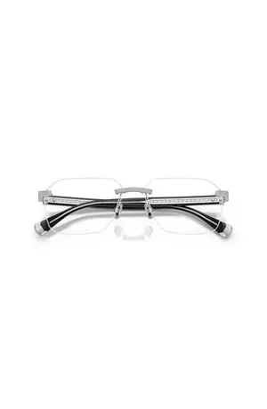 Brunello Cucinelli Rectangle Rimless Eyeglasses