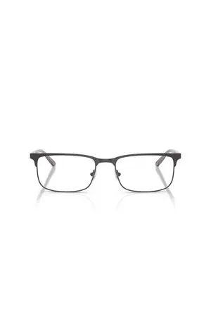 Brooks Brothers 55mm Rectangle Optical Glasses - Grey