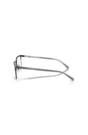 Brooks Brothers 55mm Rectangle Optical Glasses - Grey