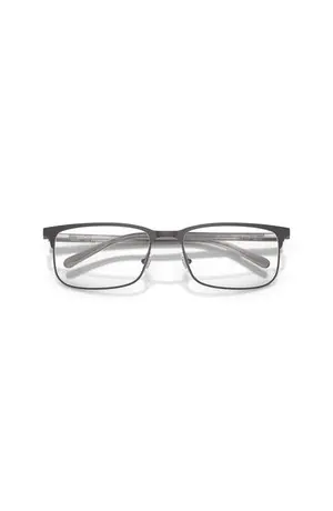 Brooks Brothers 55mm Rectangle Optical Glasses - Grey