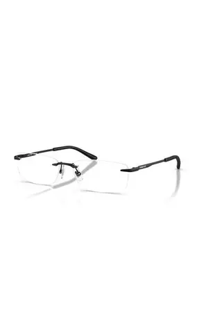 ARNETTE 58mm Rectangle Rimless Optical Glasses - Black