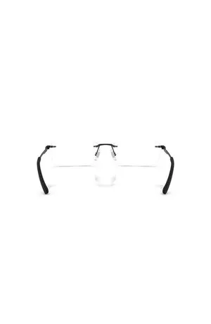 ARNETTE Rectangle Rimless Eyeglasses - Black