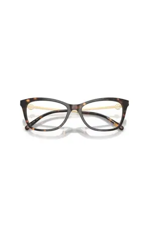 Tory Burch 55mm Square Optical Glasses - Tortoise