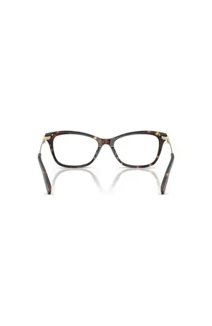 Tory Burch Square Acetate Eyeglasses - Tortoise