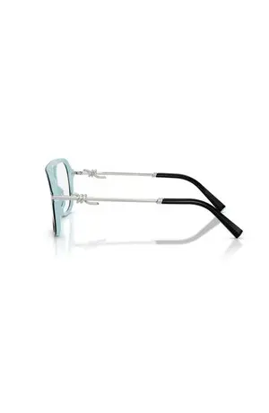 Tiffany & Co. 54mm Pilot Eyeglasses - Black