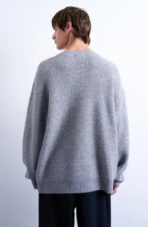Topman Oversized V-neck Sweater
