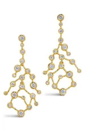 Alexis Bittar Asterales Celestial Cubic Zirconia Drop Earrings - Stones