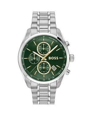 Hugo Boss Grand Prix 44 Chronograph - Green/silver