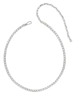 Kendra Scott Bella Crystal Tennis Necklace - Silver