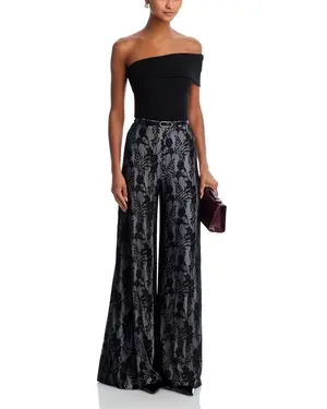 Norma Kamali Wide Leg Trousers