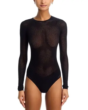 Wardrobe.NYC Web Fishnet Bodysuit
