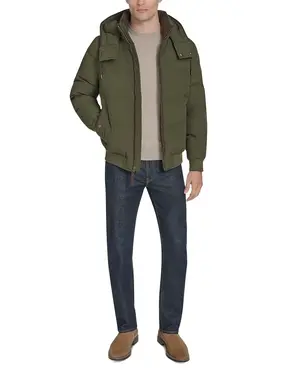 Andrew Marc Langham Bomber Jacket - Forest