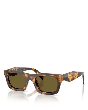 Prada 53mm Pillow Sunglasses - Dark Brown
