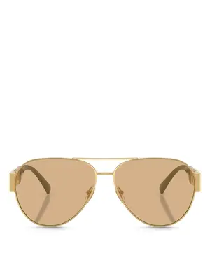 Versace 61mm Aviator Sunglasses