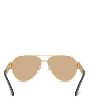 Versace 61mm Aviator Sunglasses