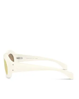 Moncler Ramillon Oval Sunglasses - Brown
