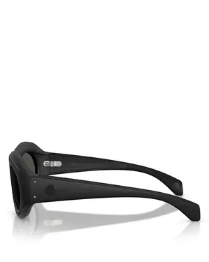 Moncler Ramillon Oval Sunglasses - Grey