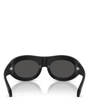 Moncler Ramillon Oval Sunglasses - Grey