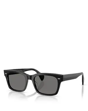 Oliver Spencer Ryce Sun Square Sunglasses - Black