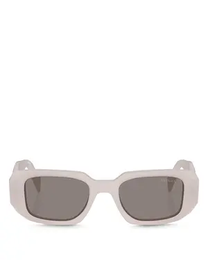 Prada 49mm Rectangular Sunglasses