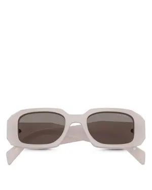 Prada 49mm Rectangular Sunglasses