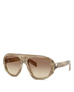 Prada Round Frame Sunglasses - Brown Gradient
