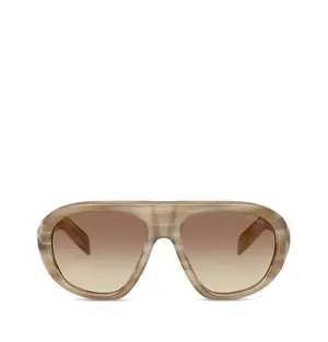 Prada Round Frame Sunglasses - Brown Gradient