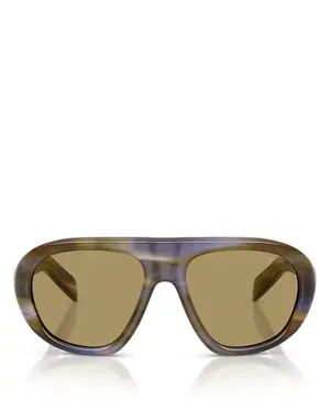 Prada Round Frame Sunglasses - Green