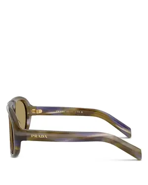 Prada Round Frame Sunglasses - Green