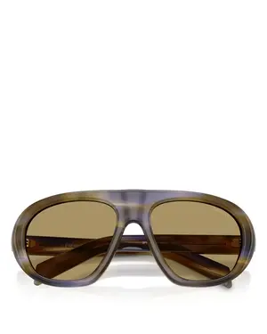 Prada Round Frame Sunglasses - Green