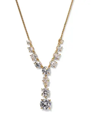 Nadri Stellar Y Necklace - Gold