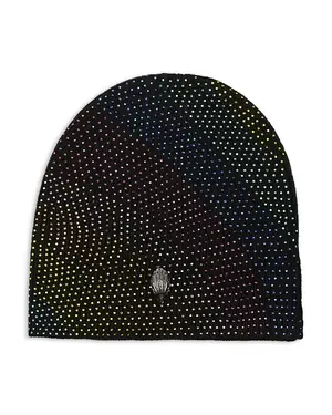 Kurt Geiger Crystal Wave Beanie - Classic Rainbow