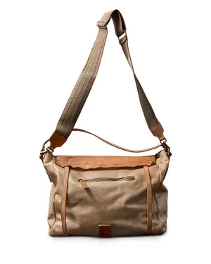 Free People Leather Messenger Bag
