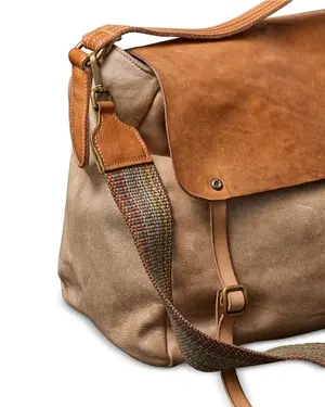 Free People Leather Messenger Bag