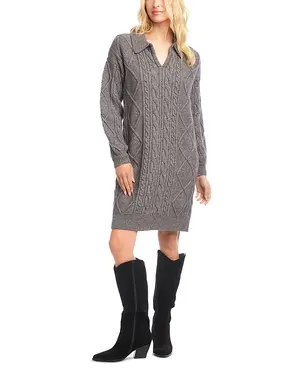 Cable-Knit Sweater Dresses