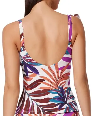 GOTTEX Ruffle V-neck Tankini Top - Multi
