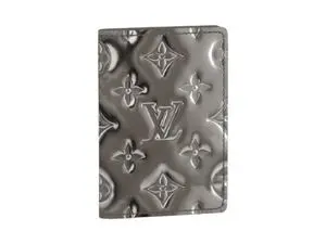 LOUIS VUITTON Pocket Organiser - Monogram Mirror Coated Canvas Gunmetal