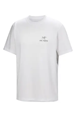 Arc'teryx Kragg Bird Worm Cotton Graphic T-shirt - White/black