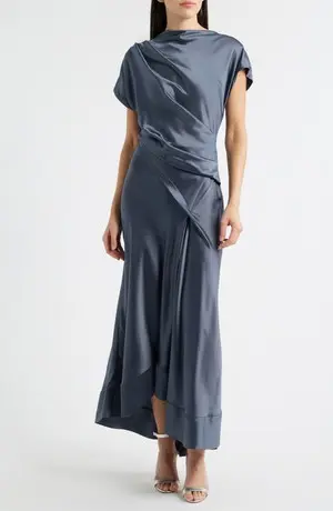 Acler Glatton Satin Maxi Dress
